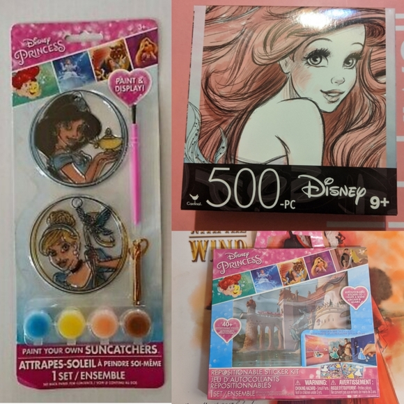 Disney | Games | Disney Princess Lot Bundle Activity Sets Puzzles ...